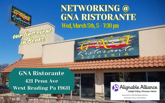 Networking at GNA Ristorante