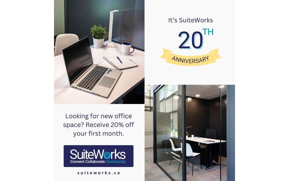 Office Space - Anniversary Special by SuiteWorks Business Centres in Barrie, ON - Alignable