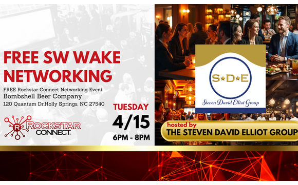 Free SW Wake Rockstar Connect Networking Event (April) by Rockstar Connect in Raleigh, NC ...