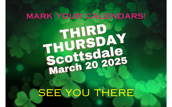 THIRD THURSDAY MARCH IS HERE!