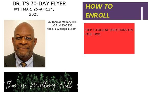 For next 30 days everyone can enroll 10 People x $79 x 10% by Thomas ...