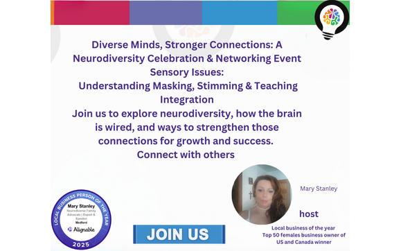 Neurodiversity celebration and networking event Sensory issues