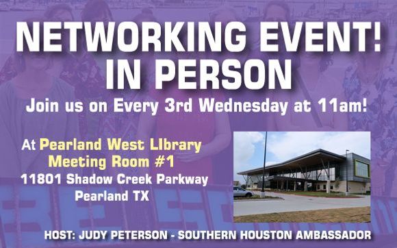 IN PERSON Networking Event - West Side of Pearland