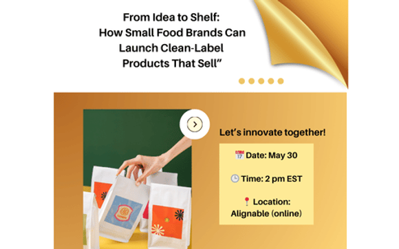 From Idea to Shelf: How Small Food Brands can Launch Clean-Label ...