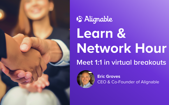 Grow Your Network Live; Experience 1:1 Virtual Networking
