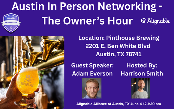 Alliance of Austin In Person Networking - The Owner's Hour