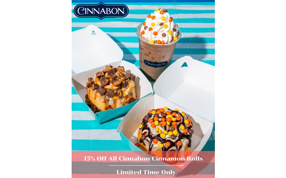 🎉 15% Off All Cinnabon Cinnamon Rolls – Limited Time Only! 🍩 by Ivy Liu ...