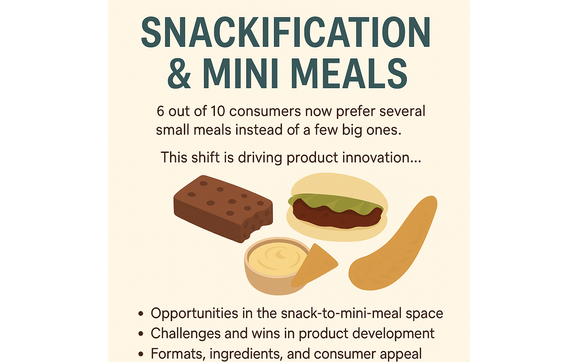 September Forum: Snackification & Mini Meals
