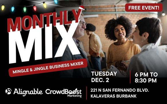 Monthly Mix: Mingle & Jingle Business Mixer