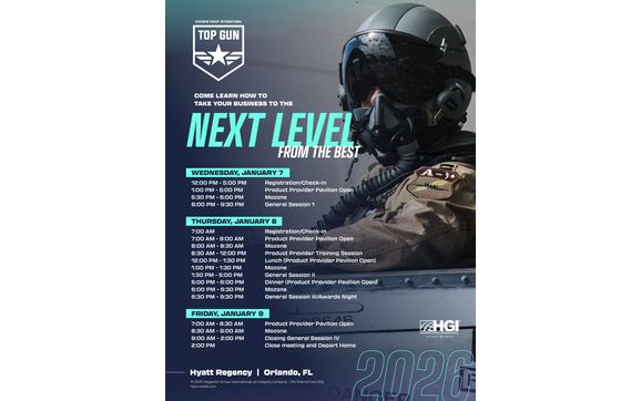 HGI TOP GUN 2026 "GREAT UNLOCKING" CONVENTION IN ORLANDO, FLORIDA by ...