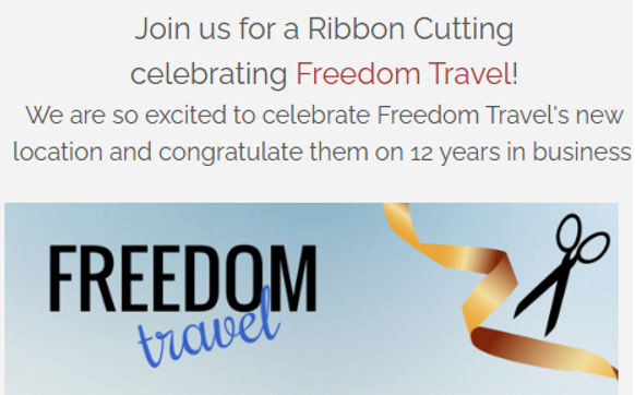 Pop Up - Networking & Ribbon Cutting