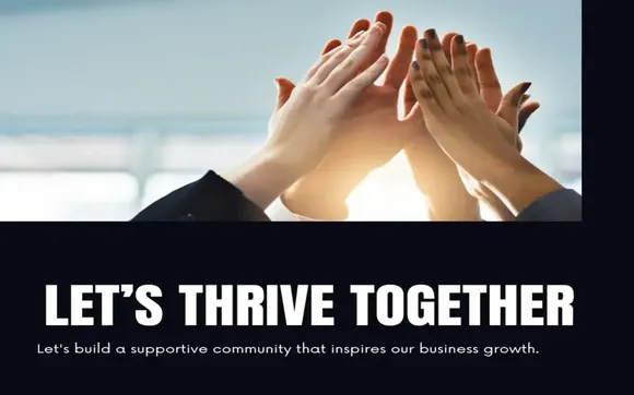 Let's Thrive Together Women Empowered Discussions