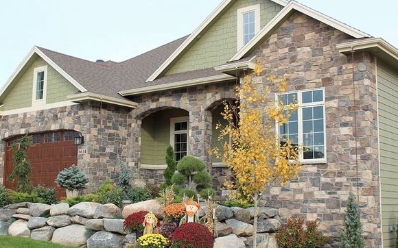 Eldorado Stone DayBreak Stacked stone by Hardscapes Plus in Williston ...