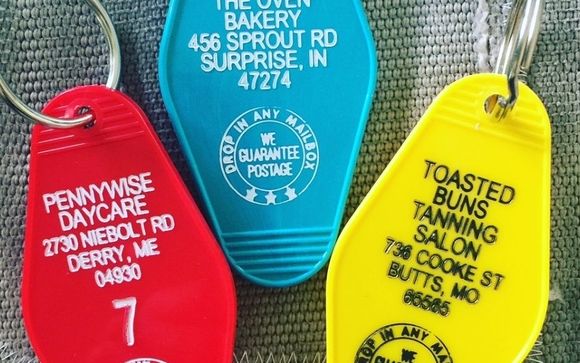 Vintage Style Motel Key Fobs by The 3 Sisters Design Co. in Bradenton ...