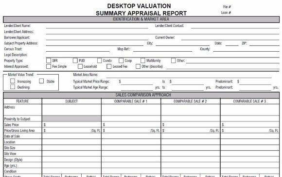 LENDER Desktop Valuation Appraisal (DVL3) by Clear Valuation, Inc. in ...