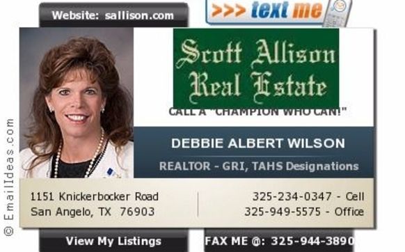 Scott Allison Real Estate - San Angelo, TX - Alignable