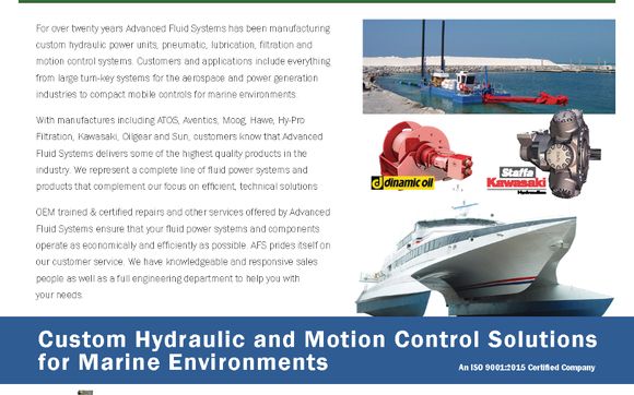 Hydraulic System Design by Advanced Fluid Systems Inc in York, PA ...