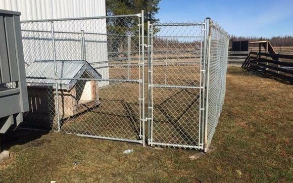 CUSTOM BUILT DOG RUNS by Webblink Fencing LTD. in Drayton Valley Area ...