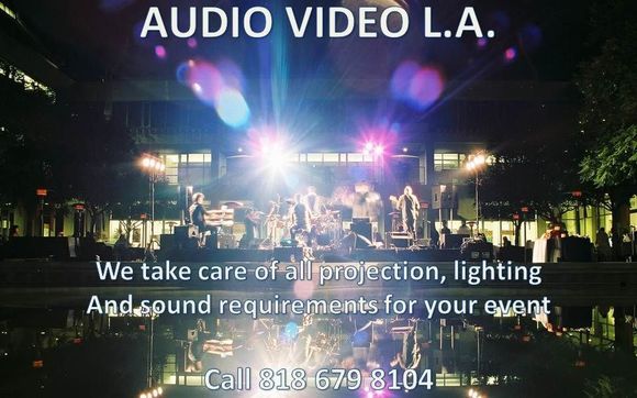 Full service event rentals by Audio Video L.A. in Los Angeles, CA ...