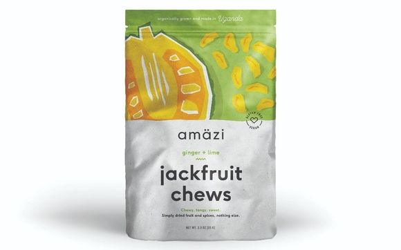Amazi Jackfruit Chews: Ginger + Lime by RAD Snack Trade, LLC (DBA Amazi ...