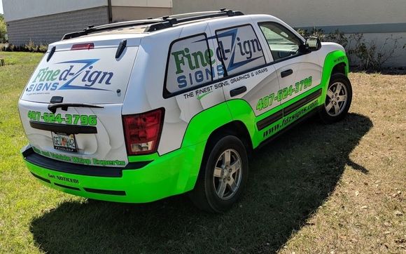 Vehicle Wraps by Fine d-Zign Signs in Saint Cloud, FL - Alignable
