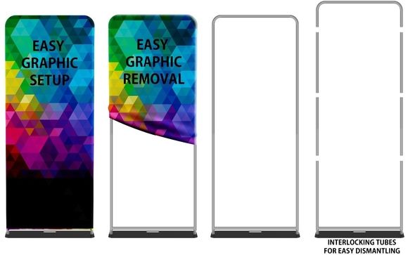 Fabric Tube Banner Stand by Top Level Promo in The Crossings, FL ...