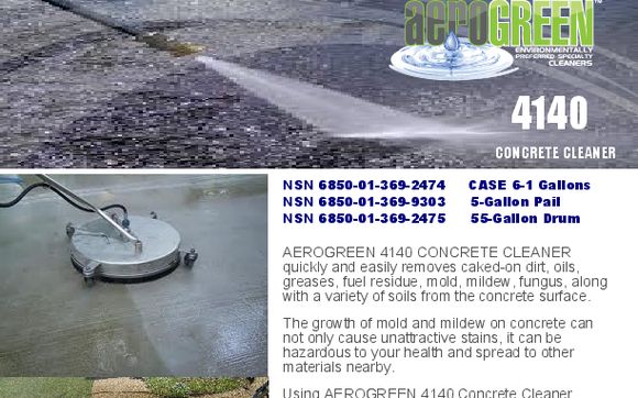 AEROGREEN 4140 Concrete Cleaner by Hi-Lite Solutions, LLC in Clear ...