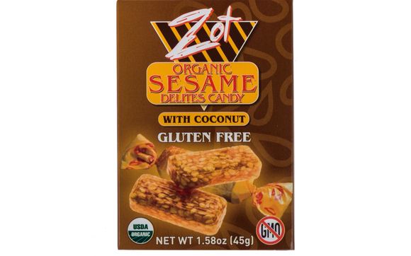 ZOT Organic Sesame Candy with Coconut by Zot Organic Licorice & Candy ...