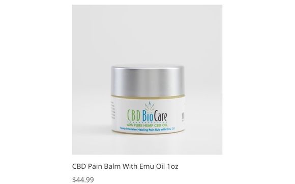 CBD Pain Balm 1oz by CBD BioCare Affiliate Melanie Saunders in Hot ...