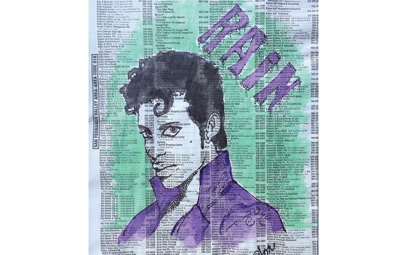 Fine Art/Illustration Prince Purple Rain Print by LauriJon Design ...