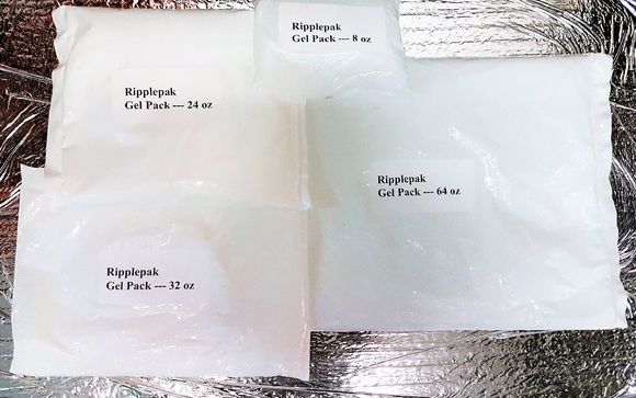 Gel Packs with box insulation by Ripplepak (Division of Uthane Research ...