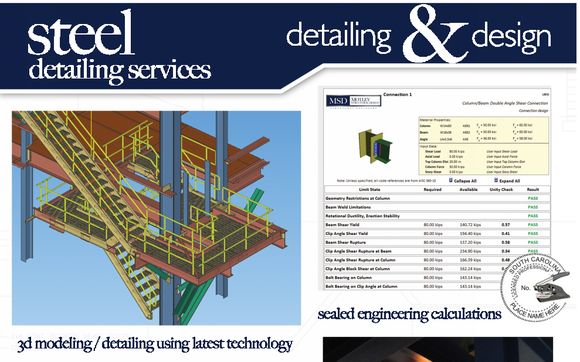 Steel Detailing Services by Motley Structural Design in Sumter, SC ...