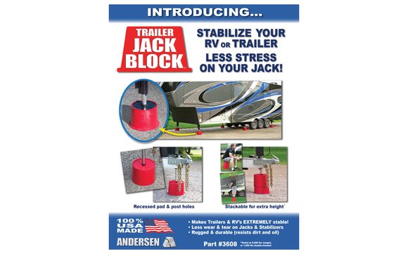 Andersen Trailer Jack Block - now with magnets! by Andersen ...
