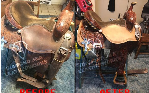 Saddle cleaning and repair by Diamond J & A Leatherworks in Saint Cloud ...