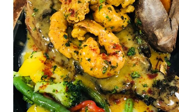 The Voodoo ribeye at Montes by Monte's Steak & Seafood in Byram Area ...