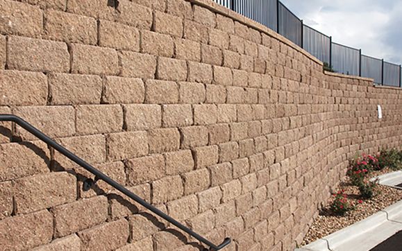 Modular Block Retaining Walls (SRW) by Fortress Walls and Hardscapes in ...
