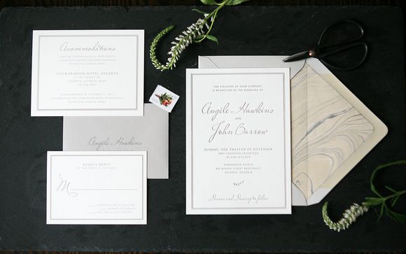 Wedding Invitations by Foglio Press in Atlanta, GA - Alignable