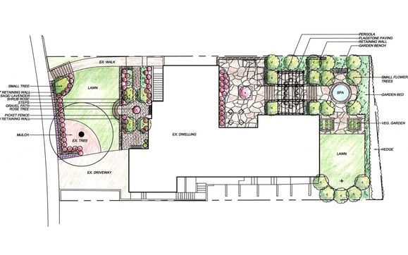 Landscape Design Master Plan by Landscape Design Guy in New York, NY ...