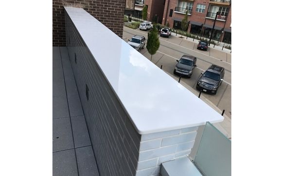 Dekton (Halo) Balcony Wall Caps by Verona Kitchen Studio. in Charlotte ...
