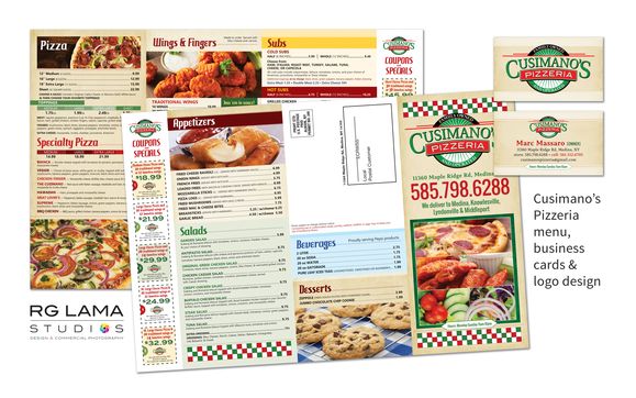Takeout Menus & Business Cards by RG Lama Studios in Hilton, NY - Alignable
