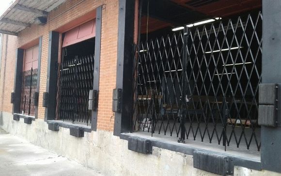 steel folding gates by AAA Custom Windows and Custom Security Doors in ...