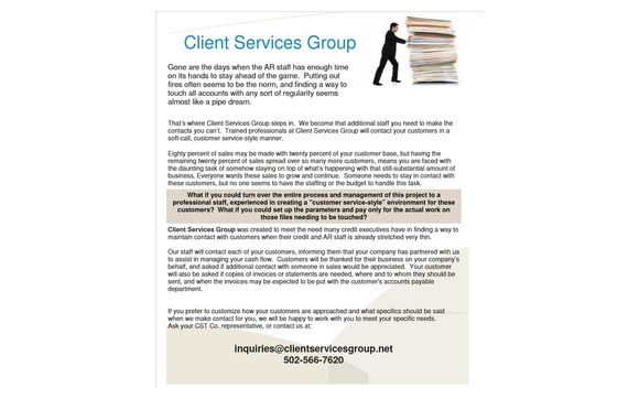 Client Services Group by CST Co in Louisville, KY - Alignable