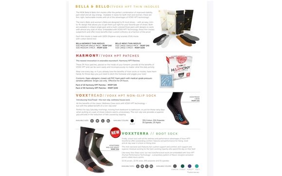 VoxxLife offers HPT neurotech socks, insoles and wearable patches by ...