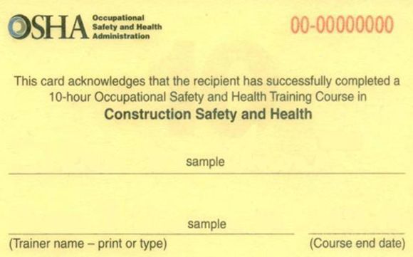 OSHA 10 & 30 Hour Outreach Training Programs (Construction & General ...