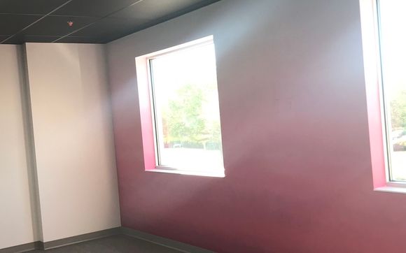 Painted Ombre Wall Finish by Lang's Decorative Arts in Jacksonville, FL ...