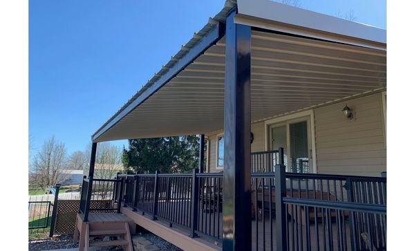 Super strong structural steel deck canopies by Perka Building Frames in ...