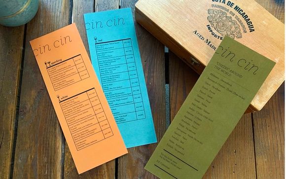 Cin Cin Branding & Menu Design by Jenna Habig Bundgard: BeSpoke Design ...