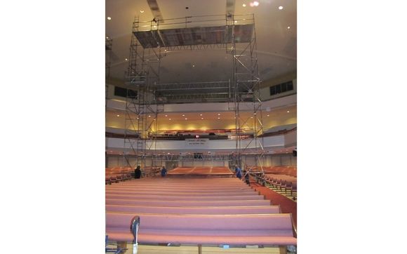Specialty Church Pew Rolling Tower by Mid South Scaffold in Walls Area ...