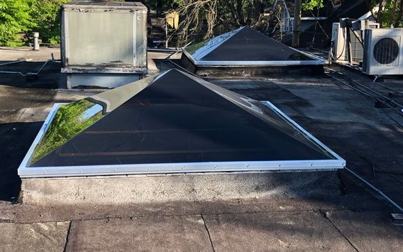 New pyramid acrylic skylight by Innovative Skylights in Houston, TX ...