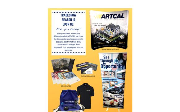 Trade Show Booth Essentials by Artcal Graphics & Printing in London, ON ...